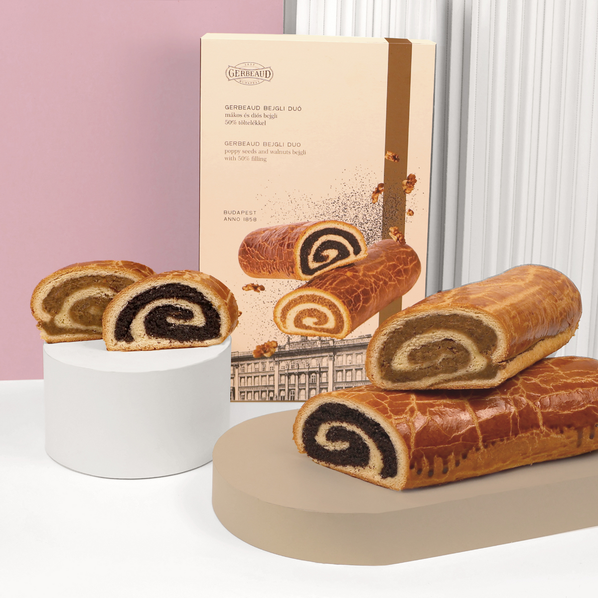 Gerbeaud bejgli duo 1000g in gift box – Gerbeaud webshop