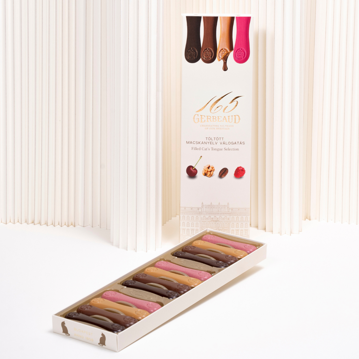 Töltött macskanyelv válogatás 72g – Gerbeaud webshop